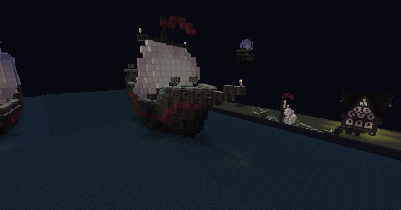 Single Mast Ship Minecraft Map