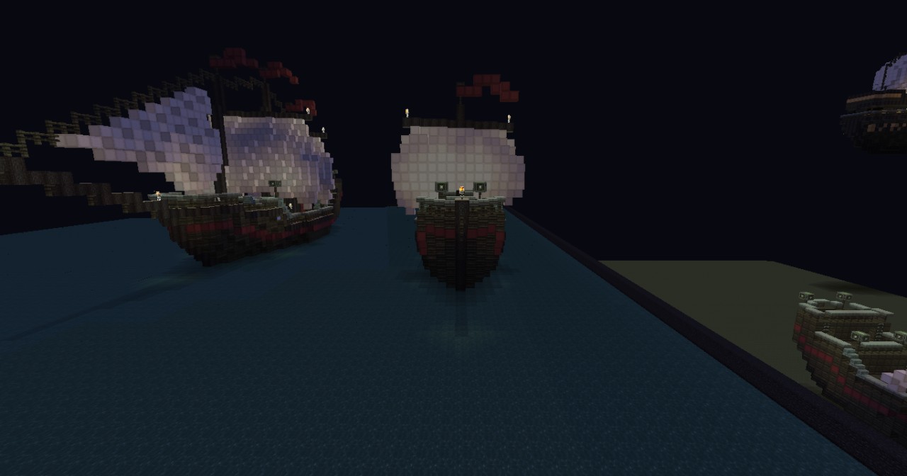 Single Mast Ship Minecraft Map
