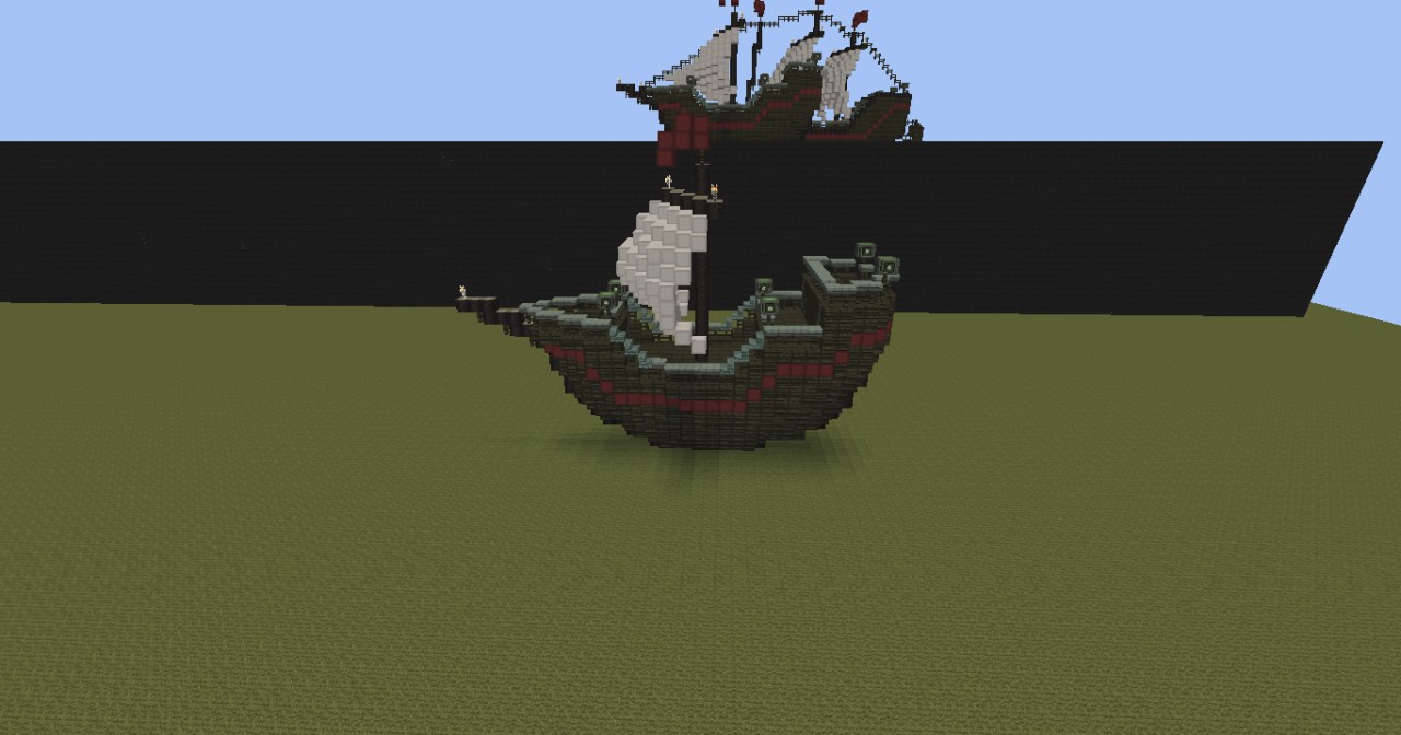 Single Mast Ship Minecraft Map