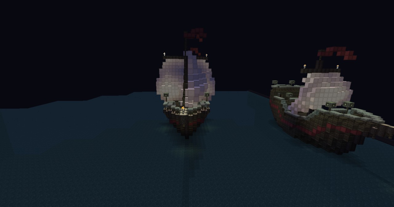 3 Mast Ship Minecraft Map