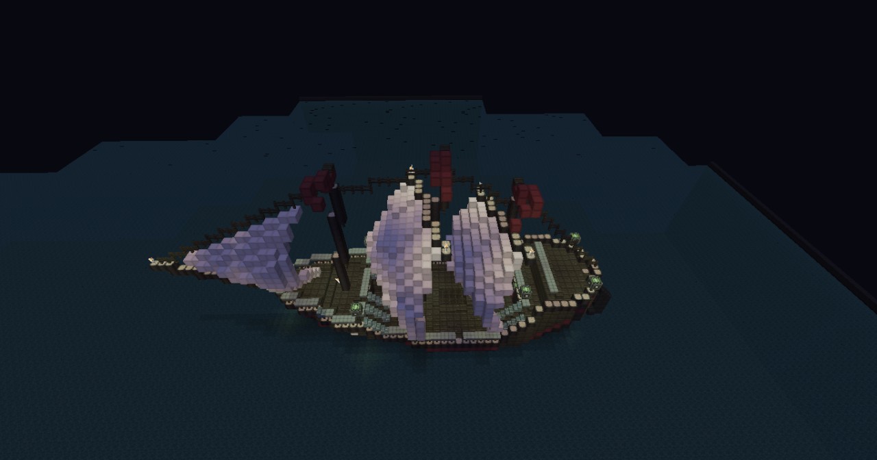 3 Mast Ship Minecraft Map