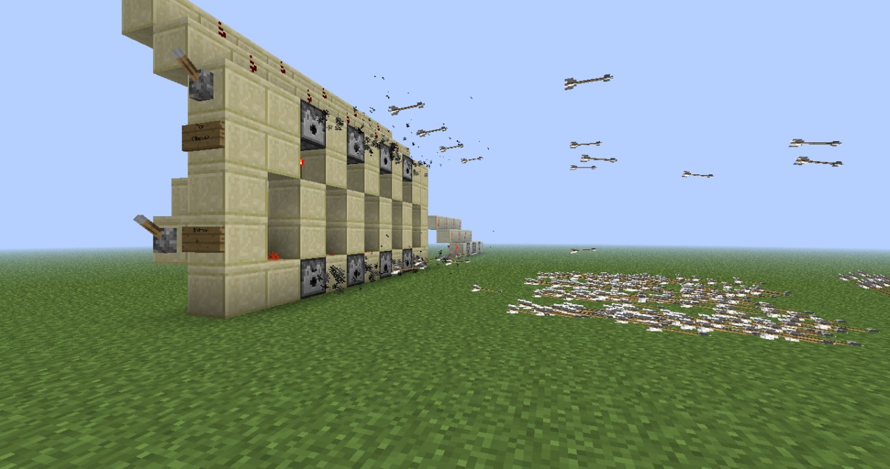 8 Dispencer Turret Minecraft Map