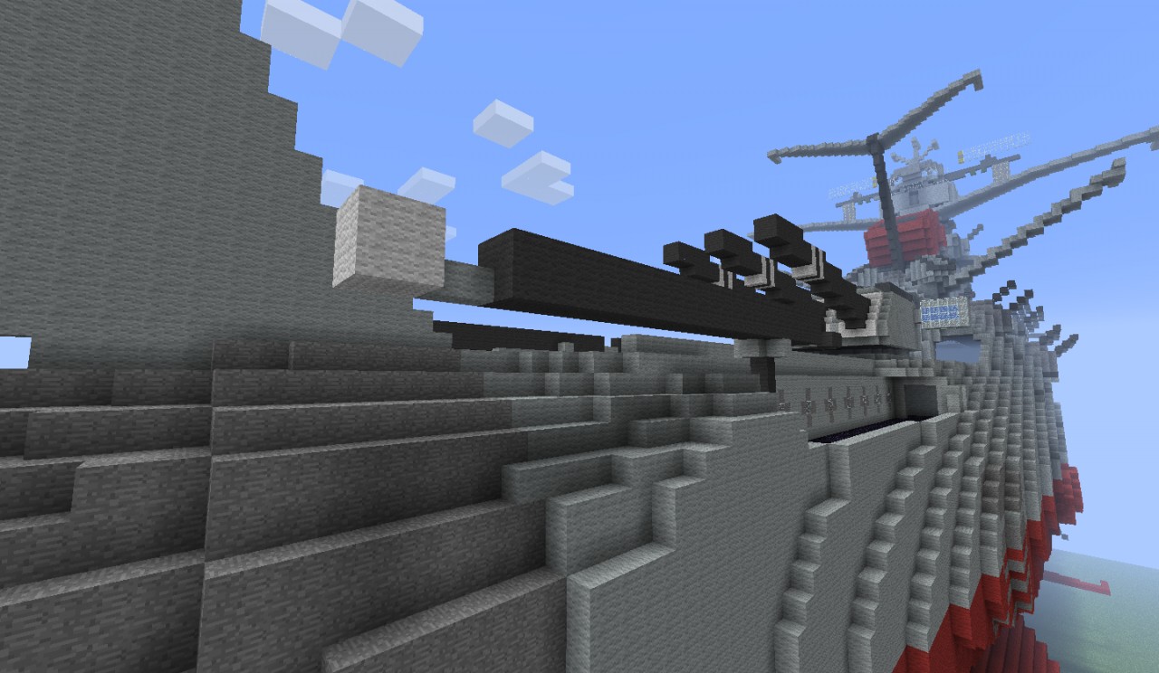 Space Battleship Yamato Minecraft Map