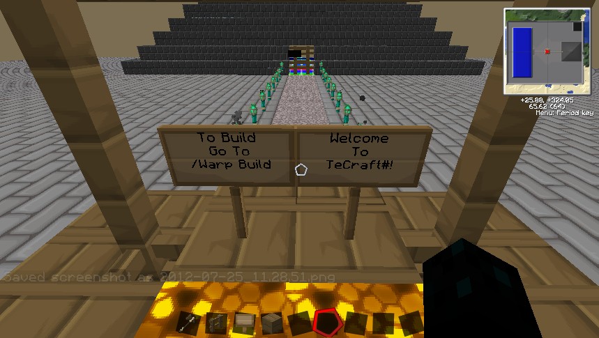 Need help building spawn for tekkit 3.1.1 Minecraft Map