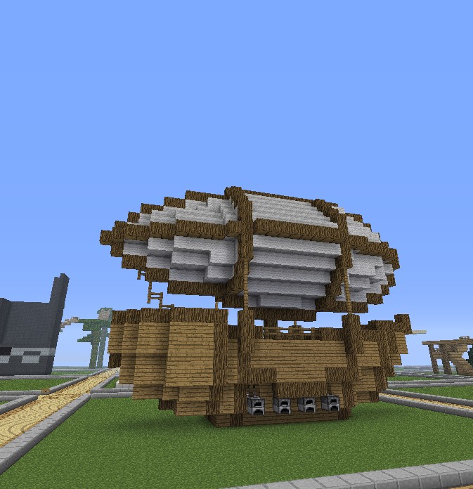 Cool air ship Minecraft Map