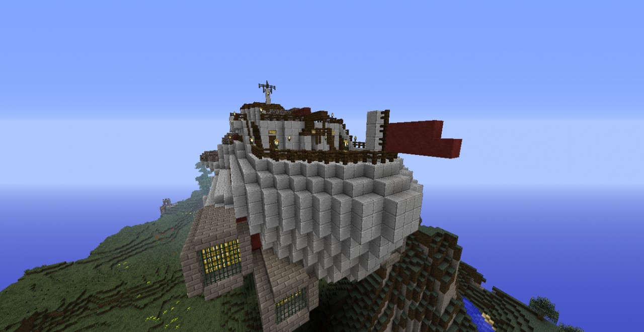 Steam Punk(ish) Carnot Class Batleship Minecraft Map