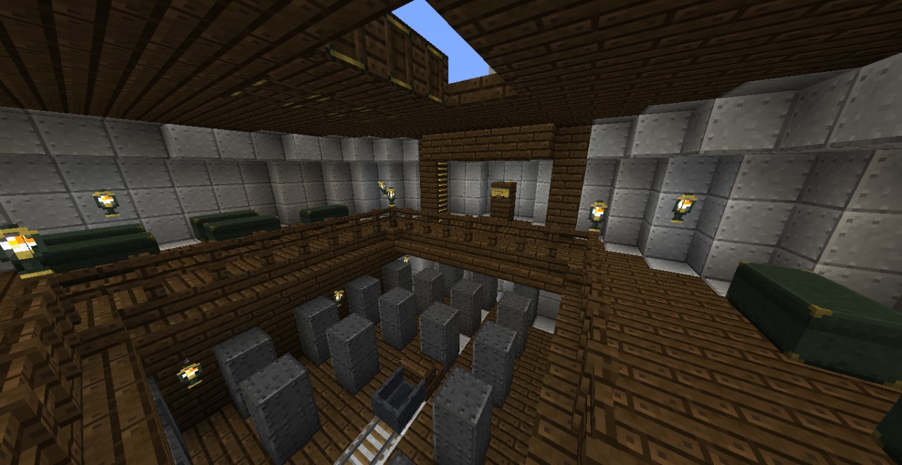 Steam Punk(ish) Carnot Class Batleship Minecraft Map