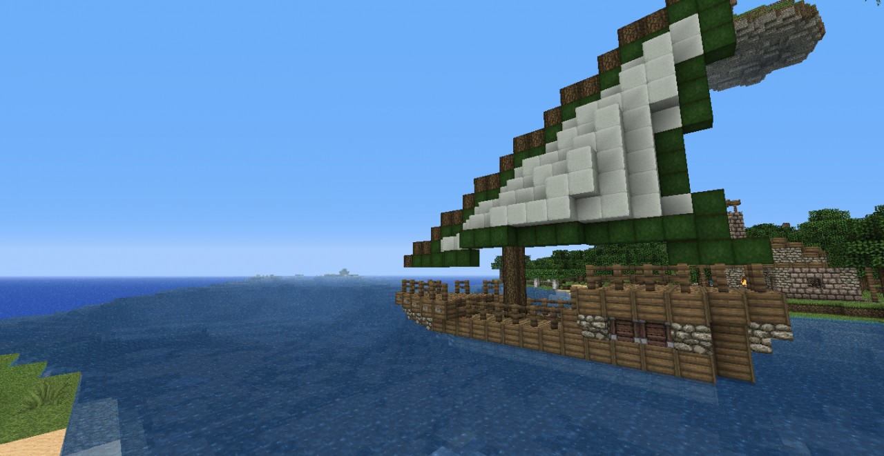 Medieval Ship tutorial Minecraft Map