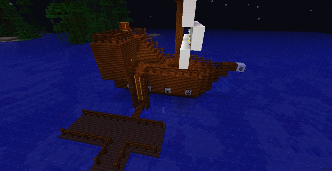 Small Battle Ship Minecraft Map