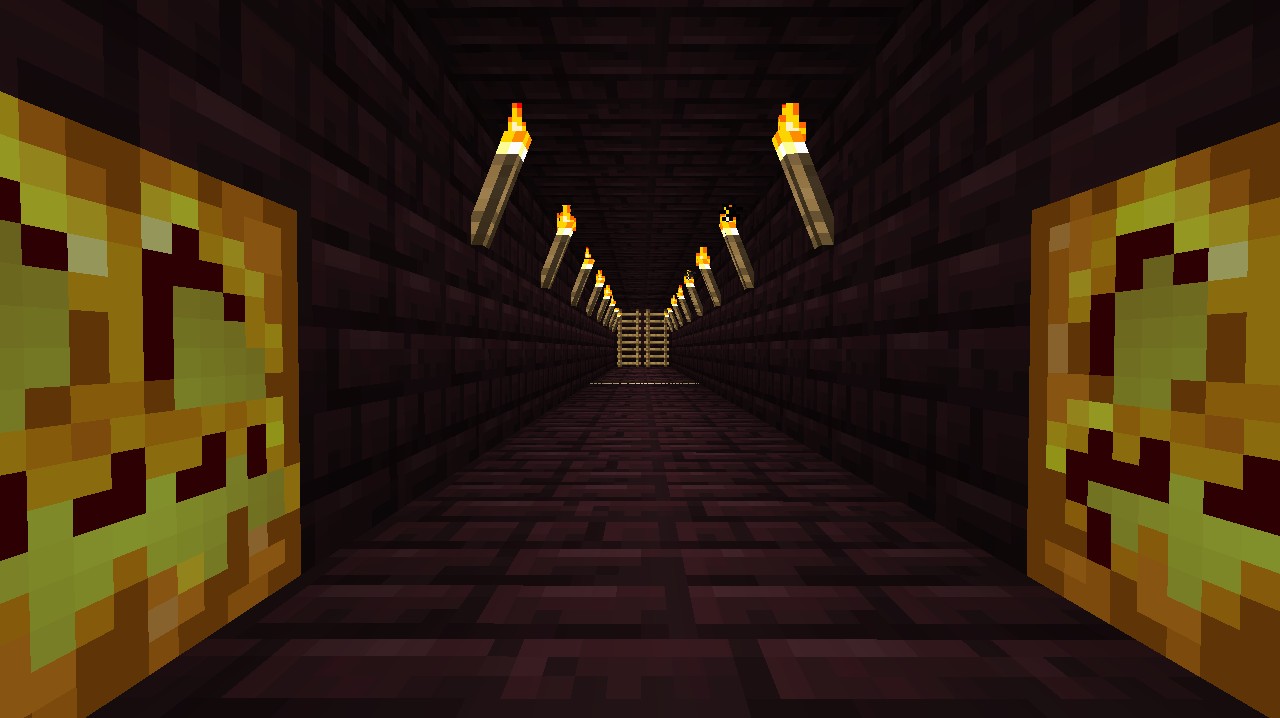 Nether and Aether Spleef Arena Minecraft Map