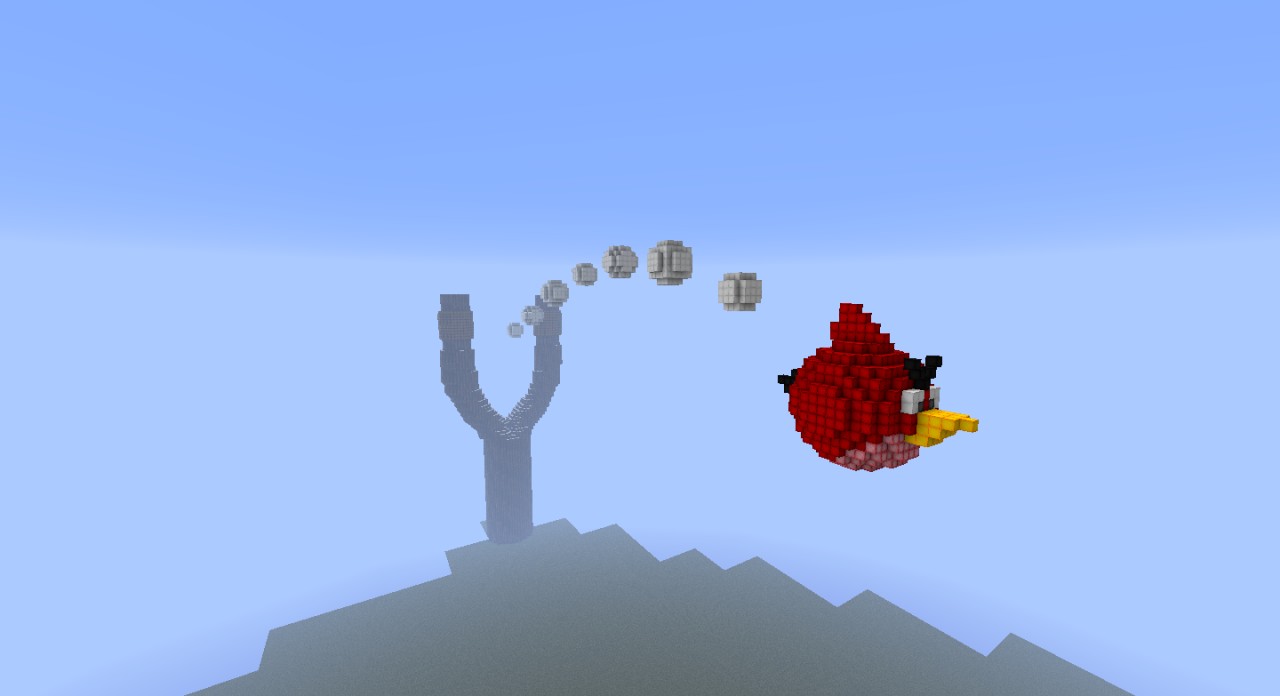 Angry Birds with Dave Strider and Jack Skellington Minecraft Map