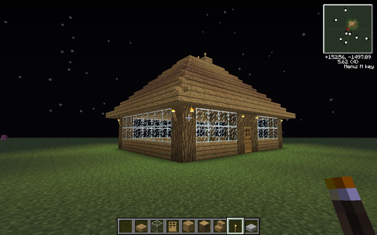 A house shell. Minecraft Map