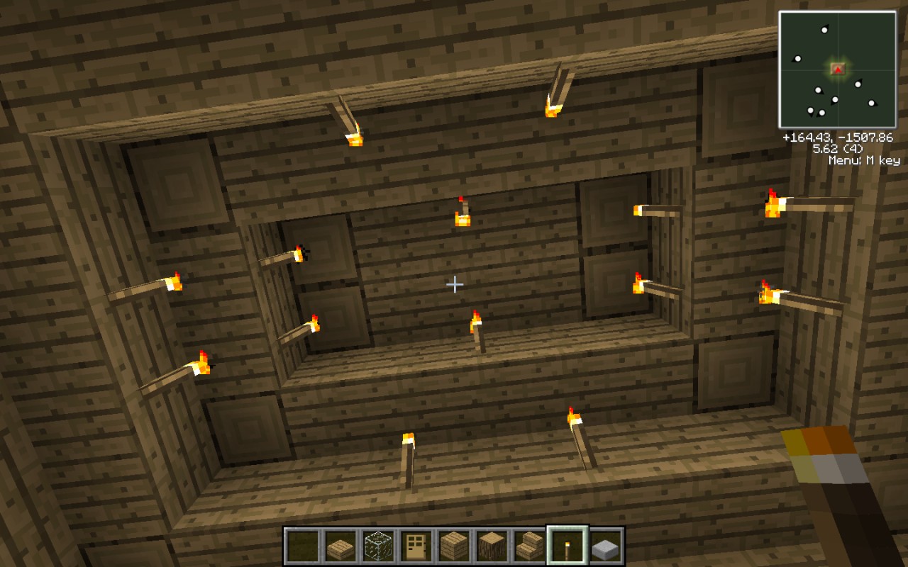 A house shell. Minecraft Project