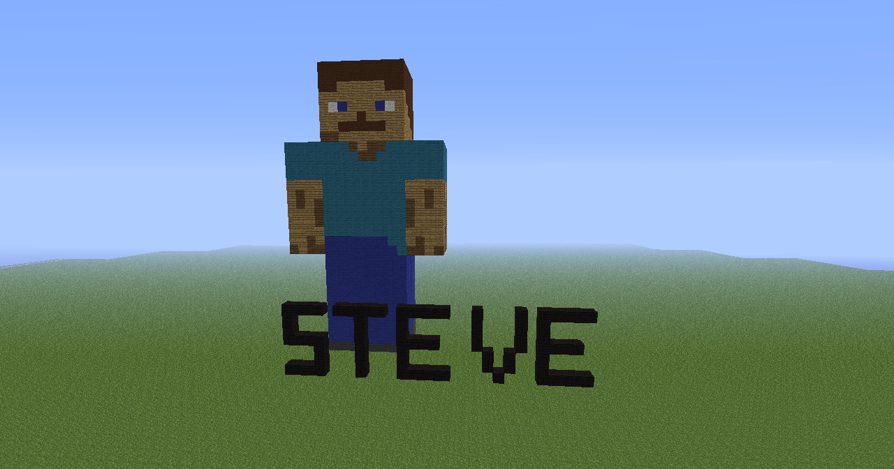 Steve Statue Minecraft Map