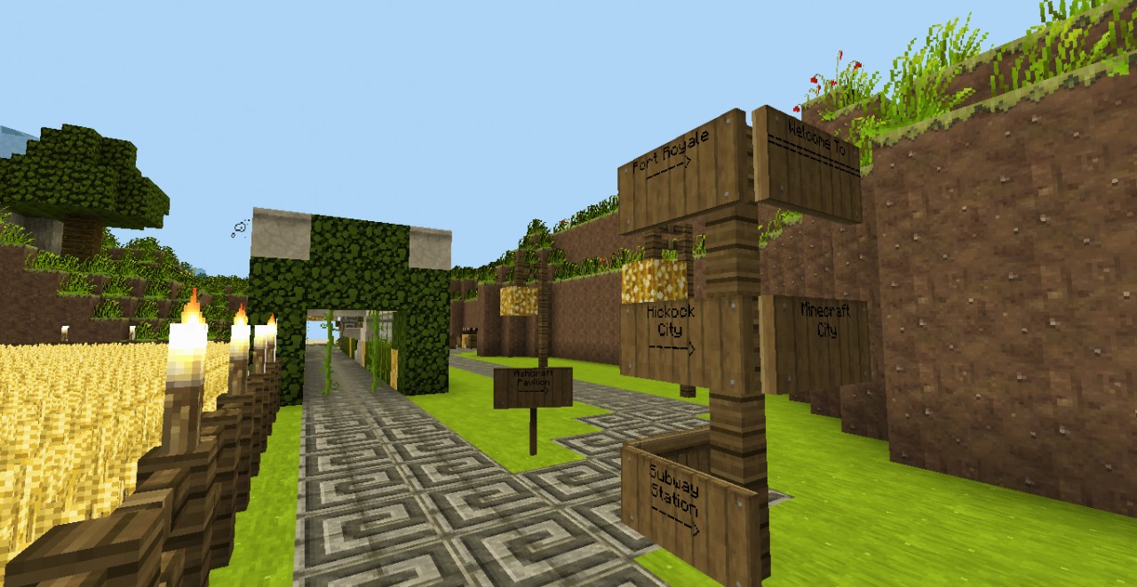 The B.L.U.E. Project. I decided to work on this a bit..... Minecraft Map