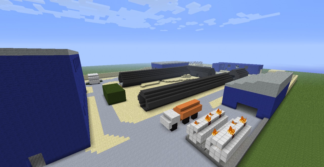 minecraft MW2 scarpyard Minecraft Map