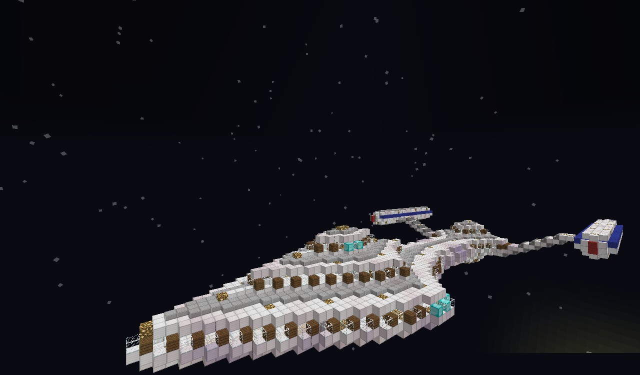 Star Trek Sovereign Class StarShip Minecraft Map