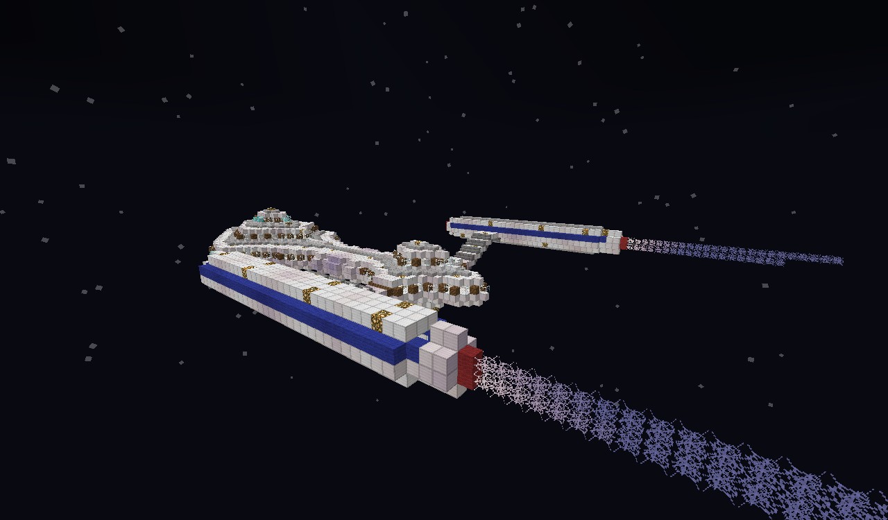 Star Trek Sovereign Class StarShip Minecraft Map