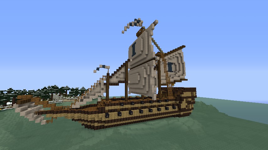 18th/ 19th Century-like Ship HMS Fortitude Minecraft Map
