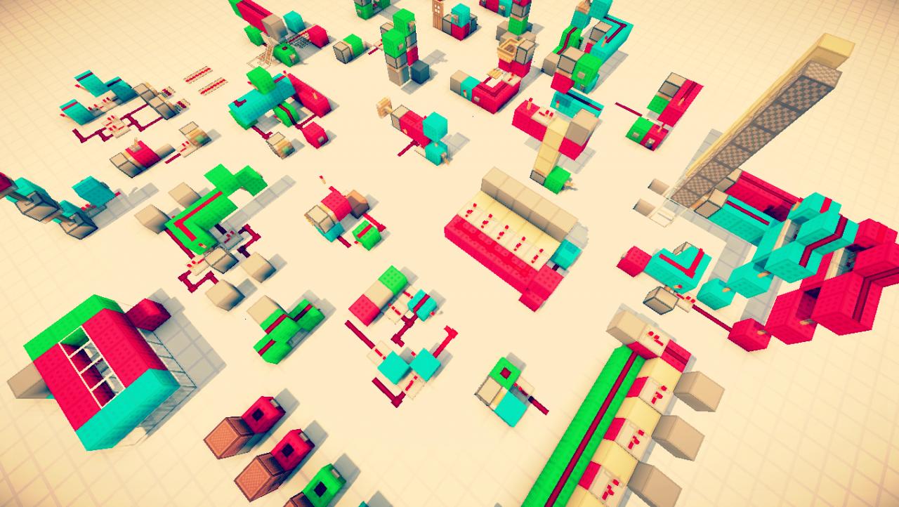 Redstone Systems 1.2.5 [Basic and Advanced] Minecraft Map