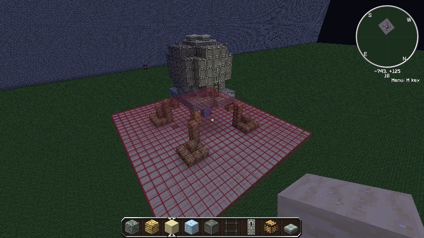 Lunar lander Minecraft Map