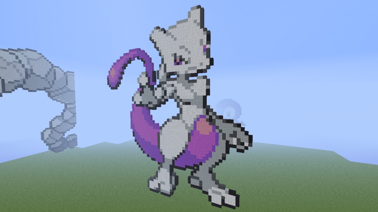 Amazing Pixel Art Minecraft Map