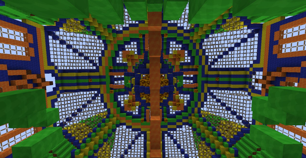 Epic Rainbow Castle Minecraft Map