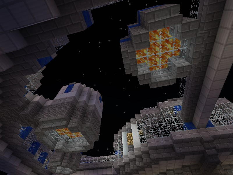 Futuristic Space House Minecraft Map