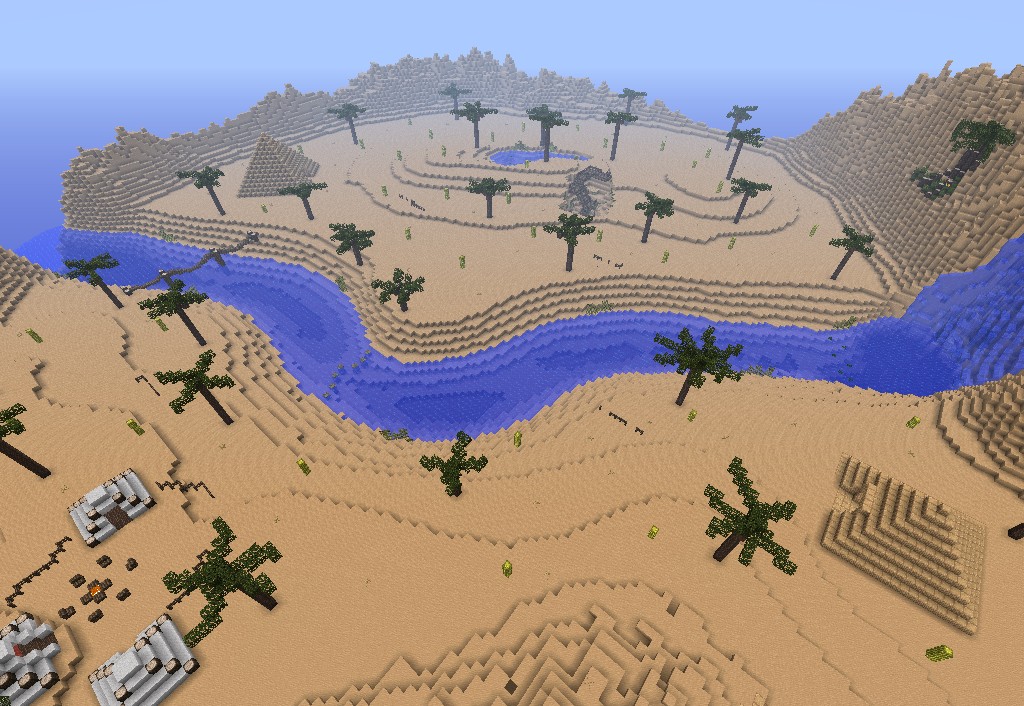 Desert map for rockslide Minecraft Map