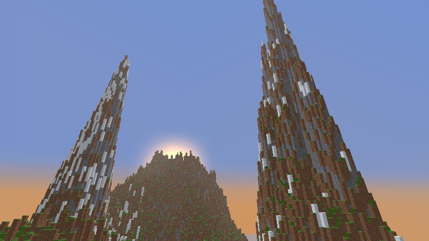 Hills And Vallies (CUSTOM TERRAIN) Minecraft Map