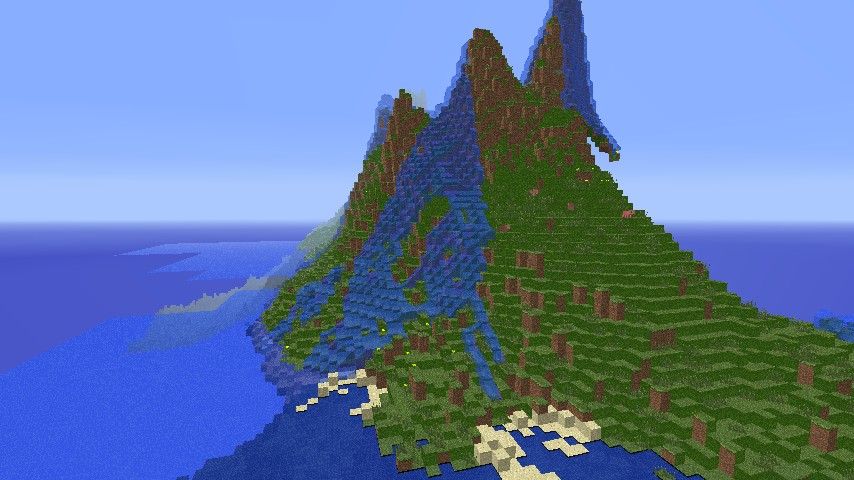 Hills And Vallies (CUSTOM TERRAIN) Minecraft Map