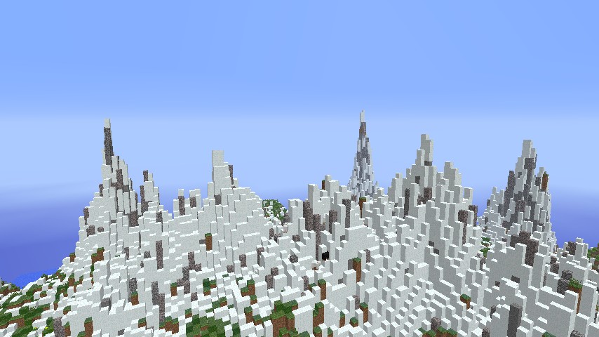 Hills And Vallies (CUSTOM TERRAIN) Minecraft Map