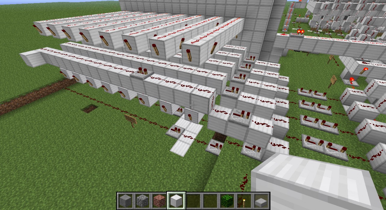 redstone calculator computar Minecraft Map