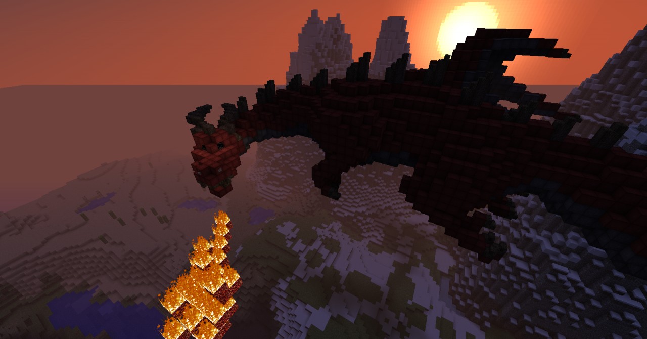 My first dragon Minecraft Map
