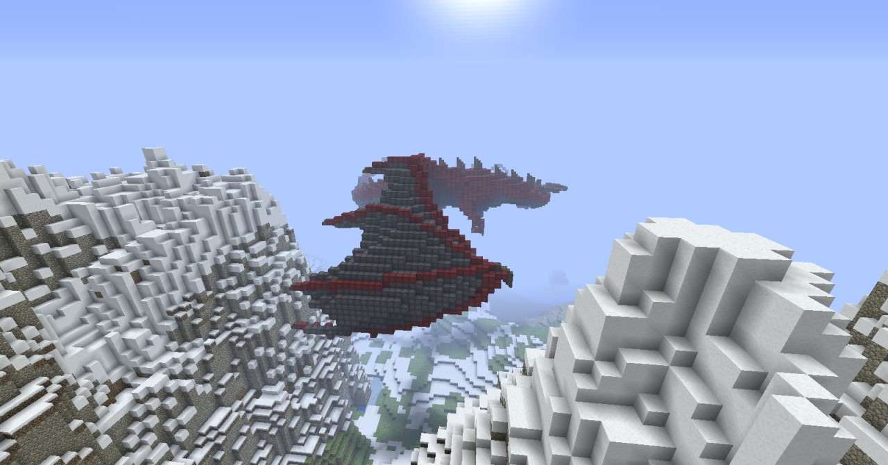 My first dragon Minecraft Map