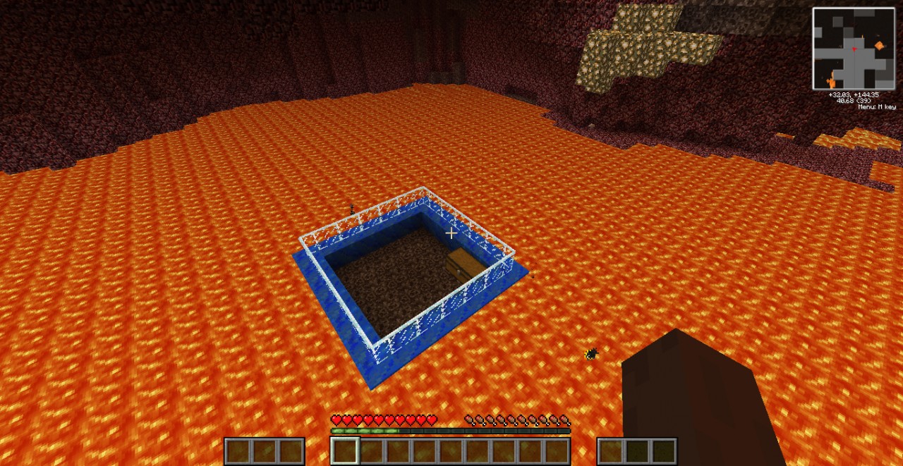 Nether Survival Island Minecraft Map