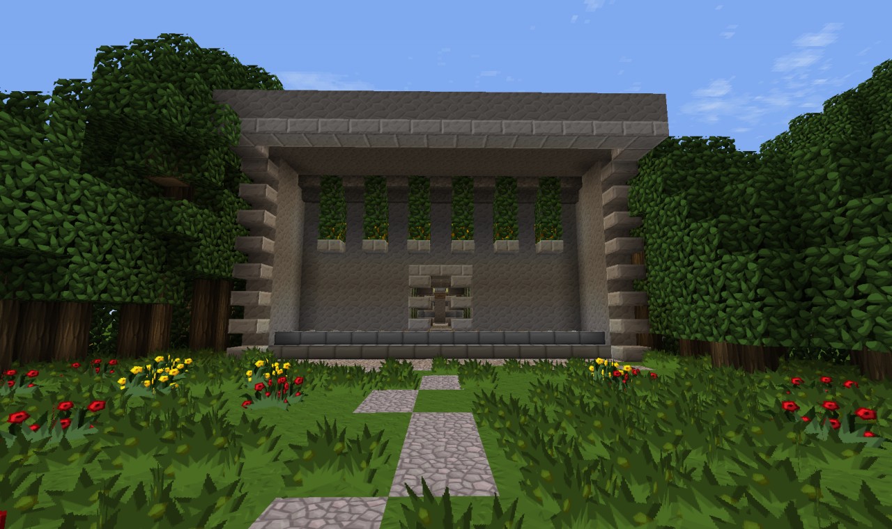 Modern Trainstation / Moderner Bahnhof Minecraft Map