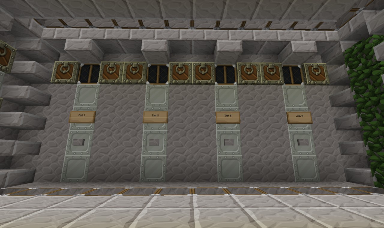 Modern Trainstation / Moderner Bahnhof Minecraft Map