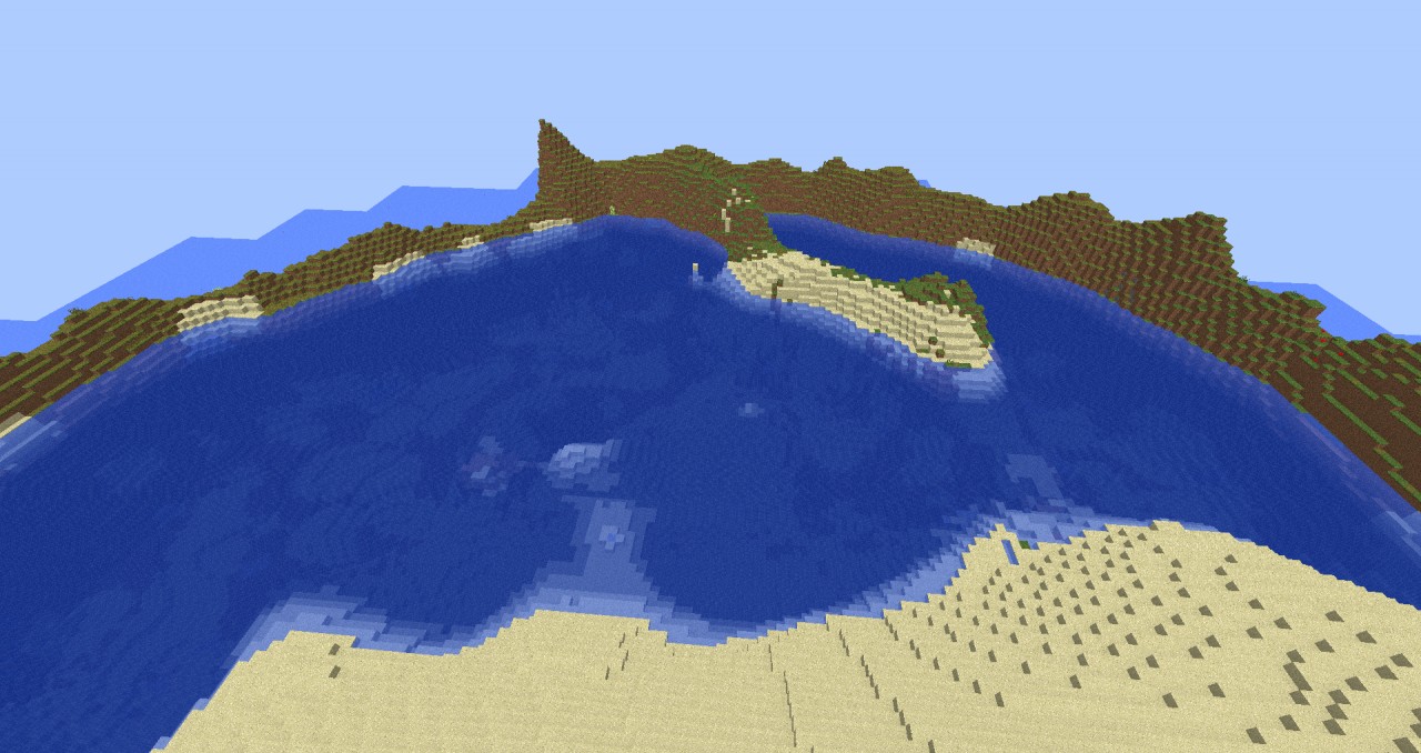 Survival Paradise (CUSTOM TERRAIN+BUILD) Minecraft Map
