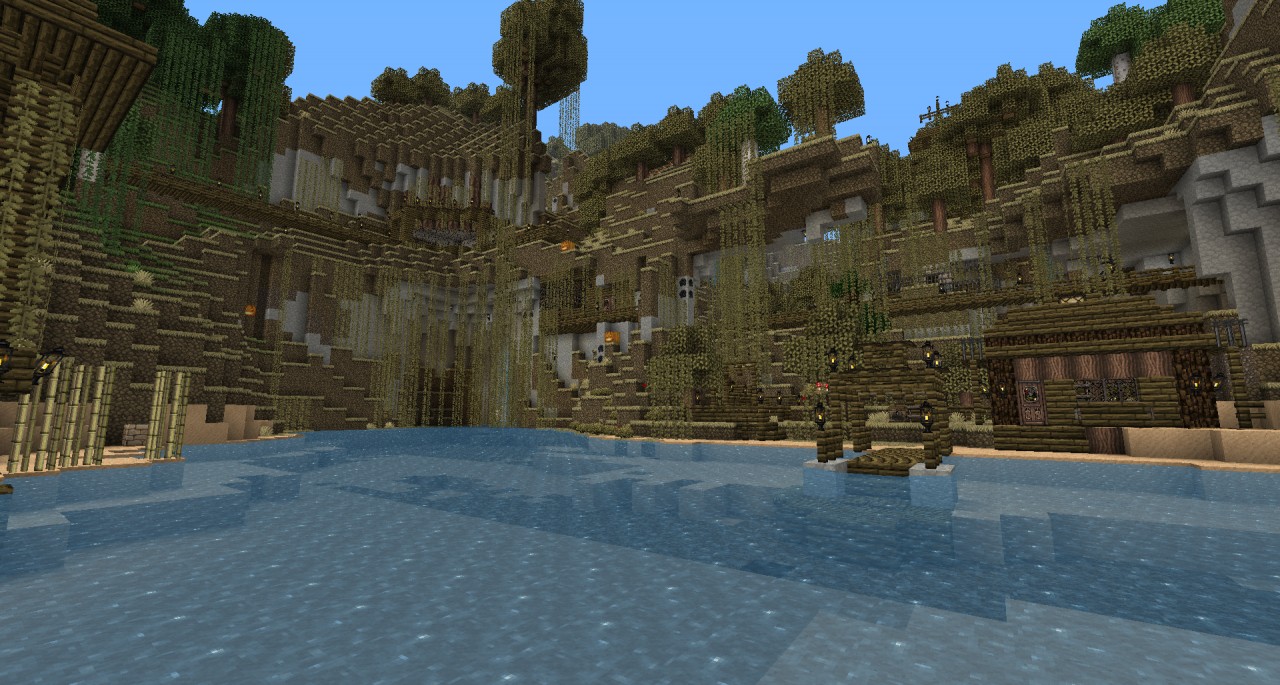 Archespore River Town Minecraft Map