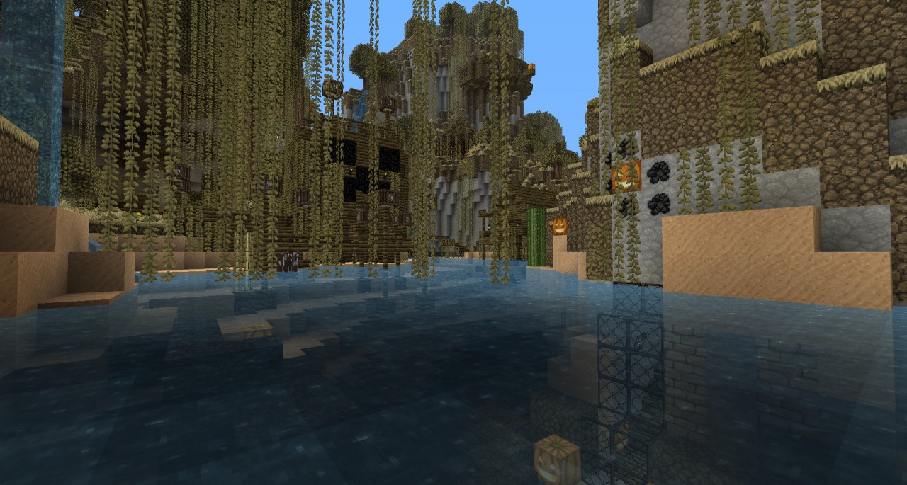 Archespore River Town Minecraft Map