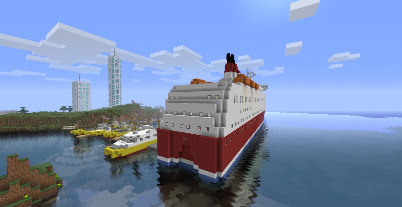 Amorella - Huge Ferry Minecraft Map