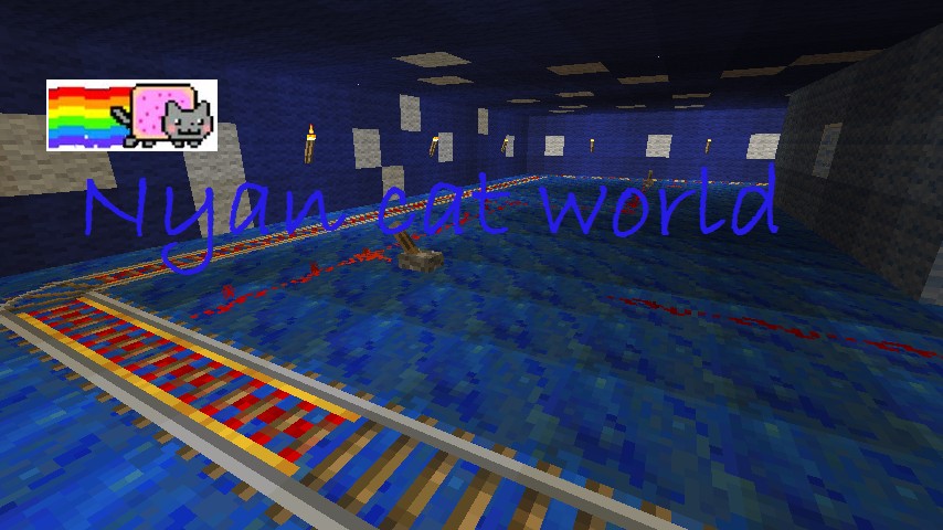 nyan cat world Minecraft Map