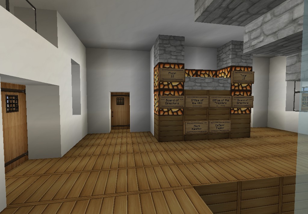 Modern Office Skyscraper (Fully Furnished) Minecraft Map