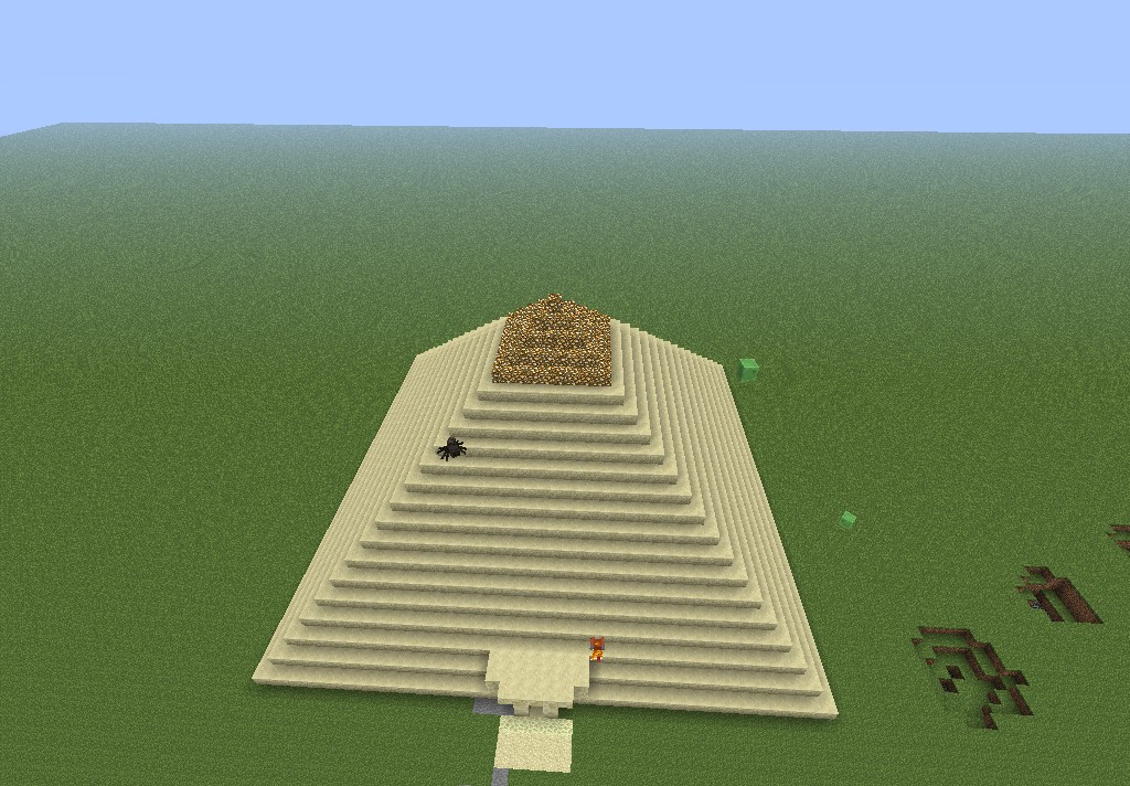 Pyramid Base for another project and griefing base Minecraft Map