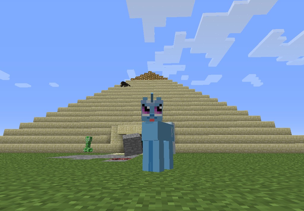 Pyramid Base for another project and griefing base Minecraft Map