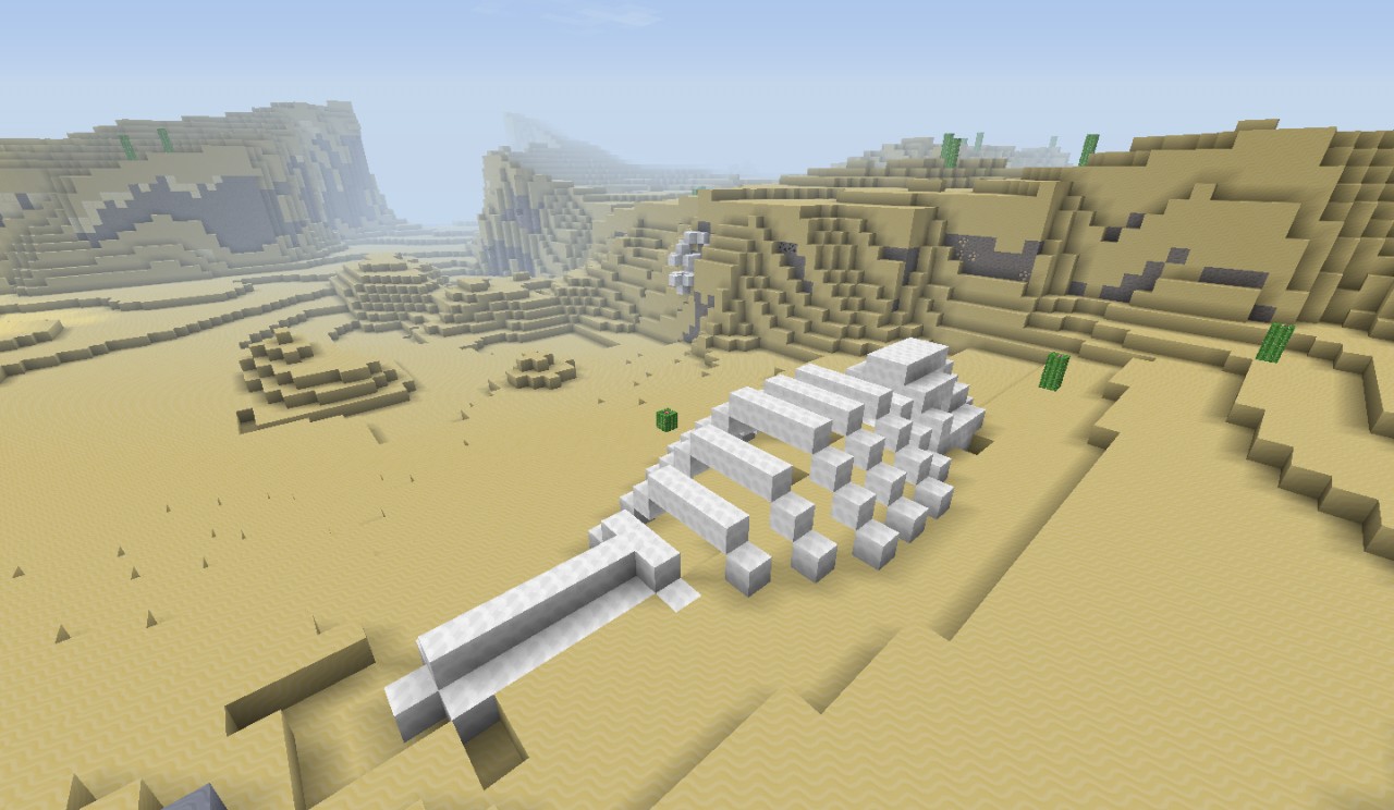 Desert survival with oasis by fearmonger 1N Minecraft Map