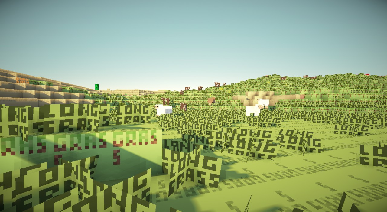 TEXT-CRAFT! All blocks are Text! [1.2.5] [16x16] Minecraft Texture Pack