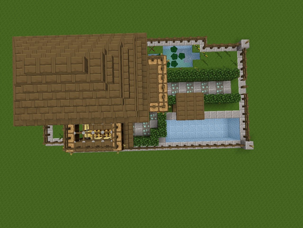 Pool Mansion Minecraft Map