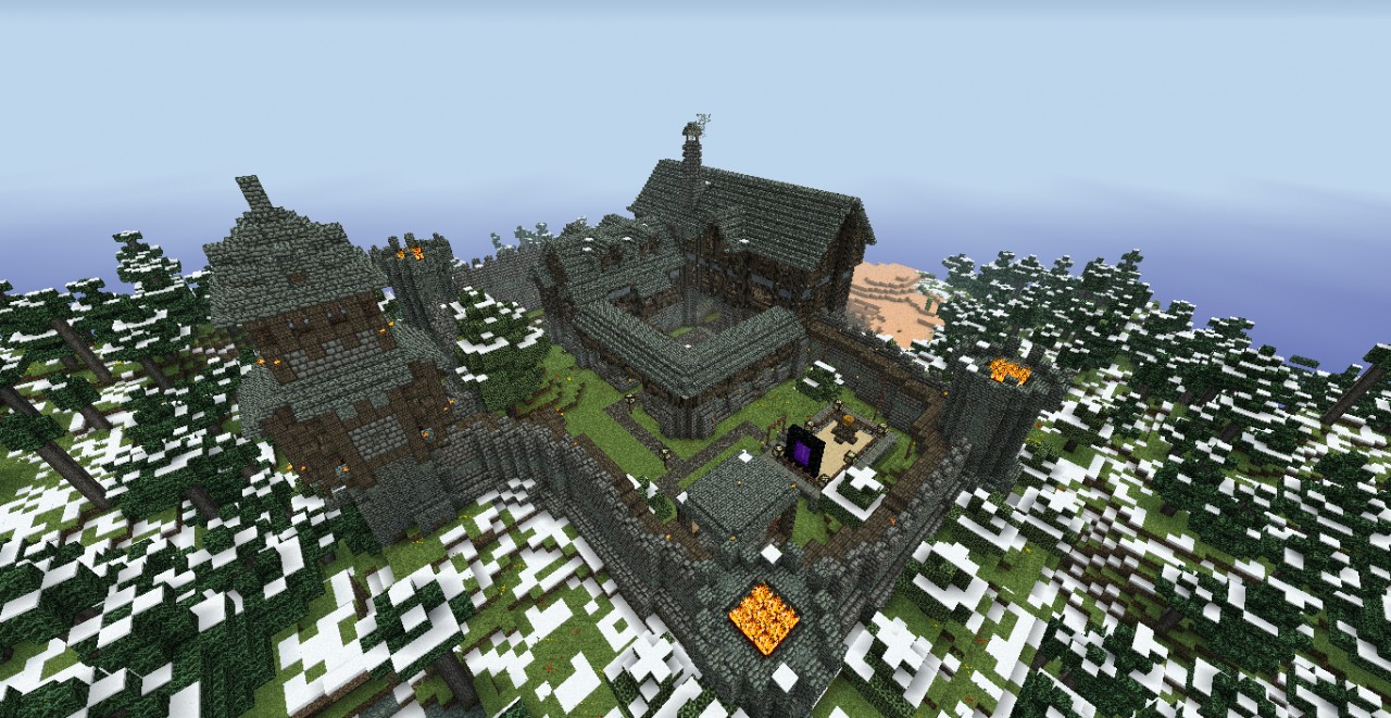 Epic Castle Home Minecraft Map